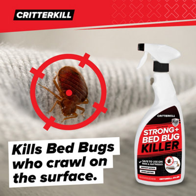 CritterKill Strong Bed Bug Killer Spray 1L