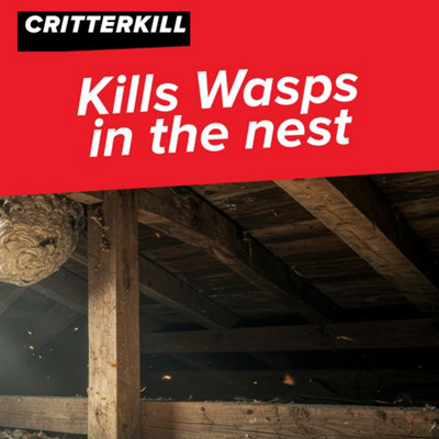 CritterKill Wasp and Cluster Fly Killer One Click Smoke Fogger 150ml ...