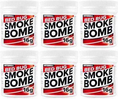 Critterkill XL Bed Bug Killer Smoke Bomb 16g x 6