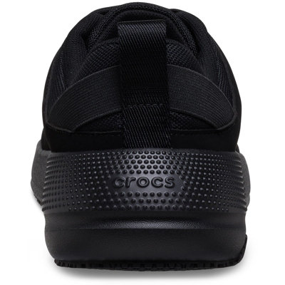 Crocs On the Clock Work Sneaker Triple Black