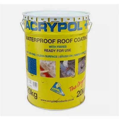 CROMAR - Acrypol+ Flat Waterproof Roof Protection Coating With Fibre ...