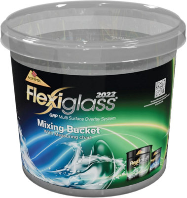 CROMAR ACRYPOL Flexiglass Mixing Bucket 10L - Heavy Duty PROGRP ...