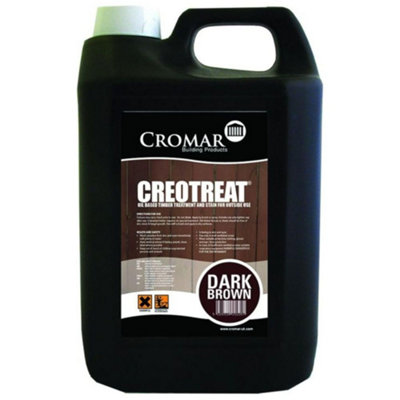 CROMAR - AlphaChem CREOTREAT Oil-Based Timber Treatment & Stain - Fast ...