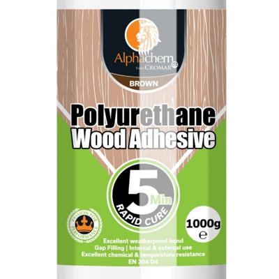 CROMAR - AlphaChem Polyurethane 5 Minute Wood Adhesive - Rapid Cure ...
