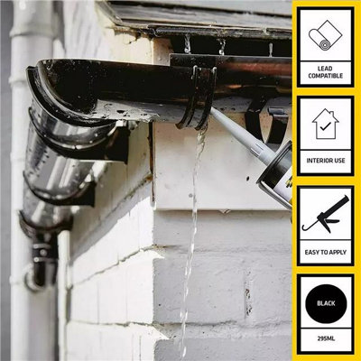 CROMAR - AlphaChem Roof & Gutter Sealant - Rubberized, Oil-Based ...