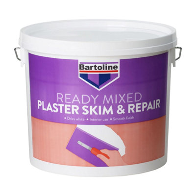CROMAR - BARTOLINE READY MIXED PLASTER SKIM & REPAIR, 5L TUB - SMOOTH ...