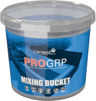 CROMAR PRO GRP Mixing Bucket - 10L - Heavy Duty PROGRP Builders Bucket ...