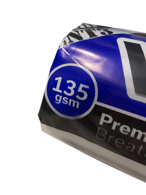 Cromar Vent3 Waterproof Roofing Membrane Blue Upper Surface 50m x 1m