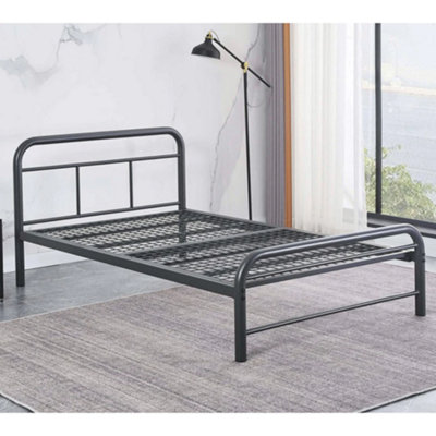 Cromer Bed Base - Strong Mesh Base - Small Double (4ft) - Grey