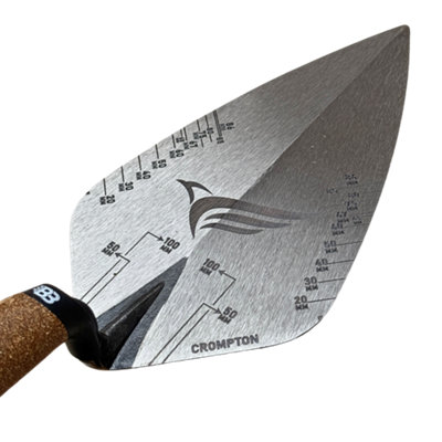 Crompton Brick Trowel - 11 Inch Wide London Gauge Lines