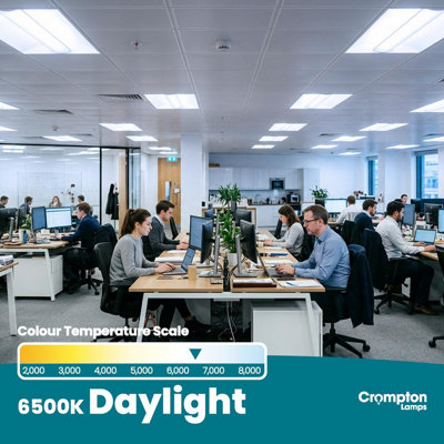 CROMPTON LAMPS 5 FT LED T 8 TUBE, 6500 K DAYLIGHT, 22 W (58 W ...