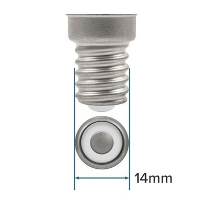 Crompton Lamps Candle LED E14 Bulb, 6.5W, 60W Equivalent, Cool White ...