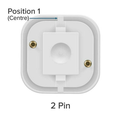Crompton Lamps CFL PLC 10W 2-Pin Double Turn White Frosted D-Type