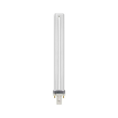 Crompton Lamps CFL PLS 11W 2-Pin Single Turn White Frosted S-Type | DIY ...