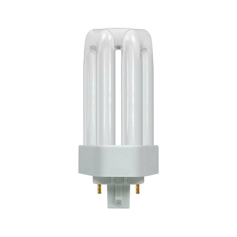 Crompton Lamps CFL PLT-E 18W 4-Pin Triple Turn Cool White Frosted TE ... Crompton Lamps CFL PLT-E 18W 4-Pin Triple Turn Cool White Frosted TE ...