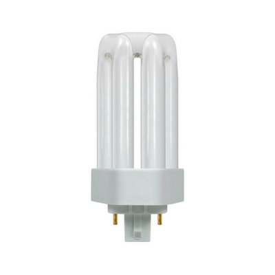 Crompton Lamps CFL PLT-E 18W 4-Pin Triple Turn Cool White Frosted TE ...