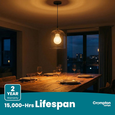 Crompton Lamps Filament GLS LED Light Bulb ES-E27, 11W, 100W Equivalent ...