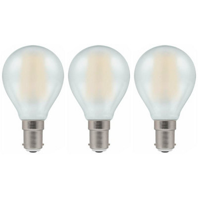 Crompton Lamps Led Golfball 5w B15 Dimmable Filament Pearl Warm White