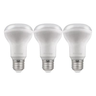 Crompton Lamps LED R63/R64 Reflector 7W E27 (3 Pack) Cool White Opal ...