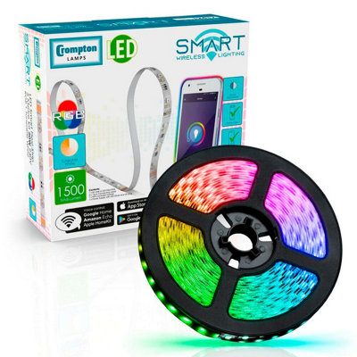 Crompton Lamps LED Smart Wifi Strip Kit 18W Dimmable Tuneable White ...