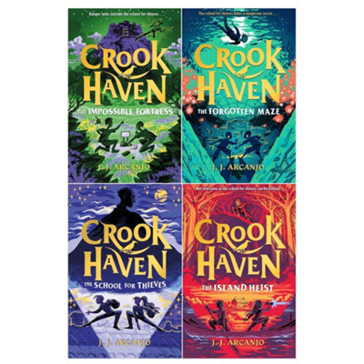 Crookhaven Series 4 Books Collection Set by J.J. Arcanjo (The School ...