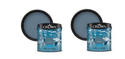 Crown Breatheasy Matt Emulsion Paint For Wall and Ceilings Runaway 2.5L ...