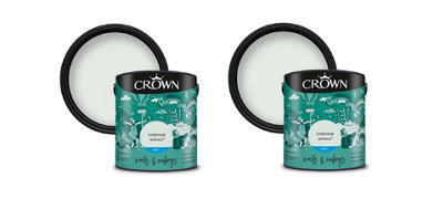 Crown Breatheasy Matt Emulsion Paint For Walls & Ceilings Botanical ...