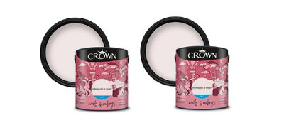Crown Breatheasy Matt Emulsion Paint For Walls & Ceilings Creme De La ...