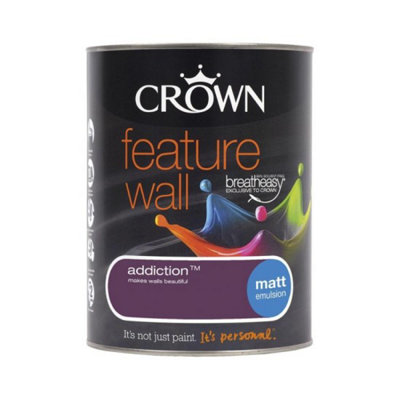 Crown Feature Wall Matt - Addiction - 1.25L