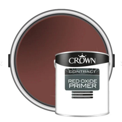 Crown Red Oxide Primer Paint 2.5L | DIY at B&Q