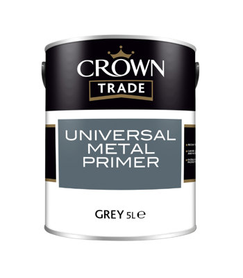 Crown Trade Universal Metal Primer - Grey - 1L