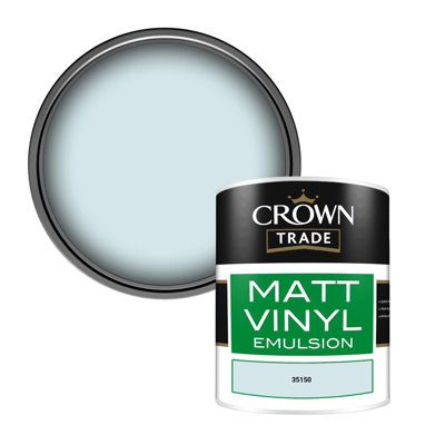 Crown Trade Vinyl Matt Walls & Ceilings Emulsion Paint (35150) 1L