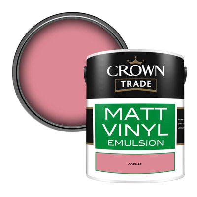 Crown Trade Vinyl Matt Walls & Ceilings Emulsion Paint (A7.25.56) 5L