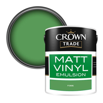 Crown Trade Vinyl Matt Walls & Ceilings Emulsion Paint (F1263Q) 5L