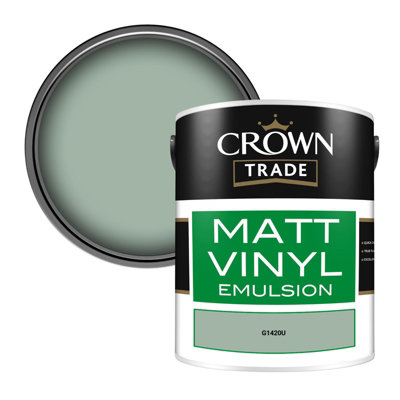 Crown Trade Vinyl Matt Walls & Ceilings Emulsion Paint (G1420U) 5L