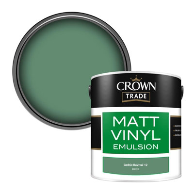 Crown Trade Vinyl Matt Walls & Ceilings Emulsion Paint Gothic Revival ...