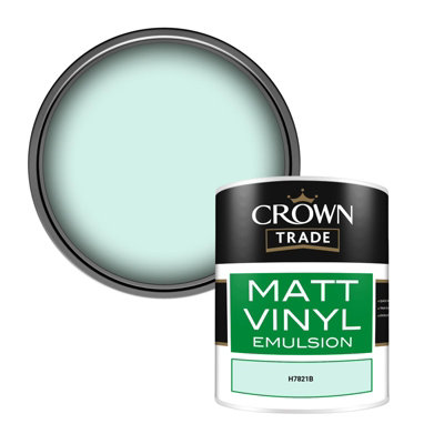 Crown Trade Vinyl Matt Walls & Ceilings Emulsion Paint (H7821B) 1L