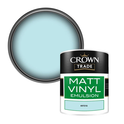 Crown Trade Vinyl Matt Walls & Ceilings Emulsion Paint (K9721G) 1L