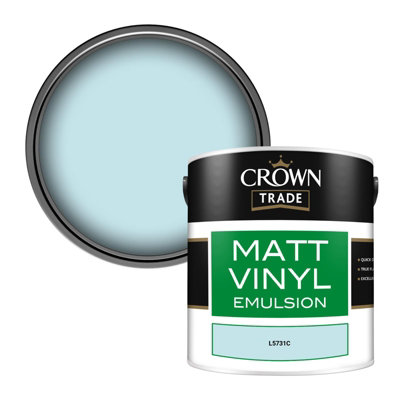 Crown Trade Vinyl Matt Walls & Ceilings Emulsion Paint (L5731C) 2.5L