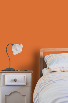 Crown Trade Vinyl Matt Walls & Ceilings Emulsion Paint Light Orange BS ...