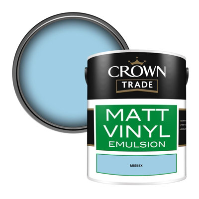 Crown Trade Vinyl Matt Walls & Ceilings Emulsion Paint (M8561X) 5L