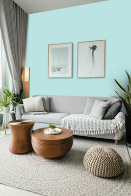 Crown Trade Vinyl Matt Walls & Ceilings Emulsion Paint Moscari Blue ...