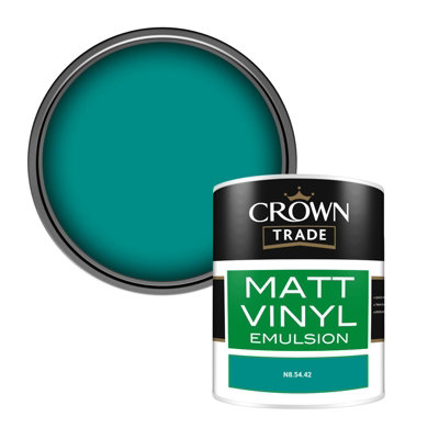 Crown Trade Vinyl Matt Walls & Ceilings Emulsion Paint (N8.54.42) 1L