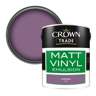 Crown Trade Vinyl Matt Walls & Ceilings Emulsion Paint Overthinking ...