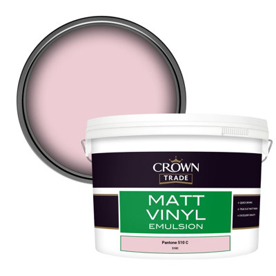 Crown Trade Vinyl Matt Walls & Ceilings Emulsion Paint Pantone 510 C ...