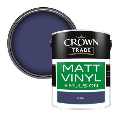 Crown Trade Vinyl Matt Walls & Ceilings Emulsion Paint (R2064J) 5L