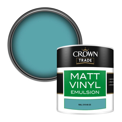 Crown Trade Vinyl Matt Walls & Ceilings Emulsion Paint RAL 210 60 25 ...