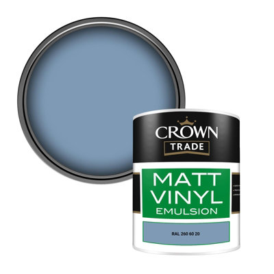 Crown Trade Vinyl Matt Walls & Ceilings Emulsion Paint RAL 260 60 20 ...