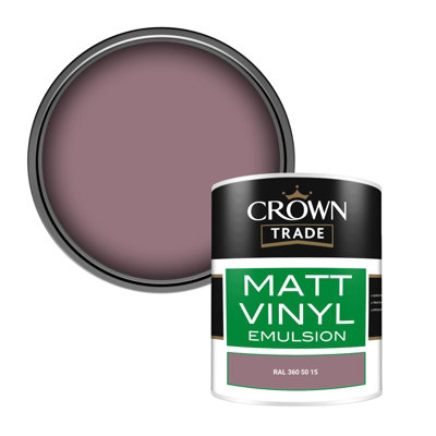 Crown Trade Vinyl Matt Walls & Ceilings Emulsion Paint RAL 360 50 15 ...