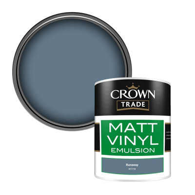 Crown Trade Vinyl Matt Walls & Ceilings Emulsion Paint Runaway (N7171R) 1L